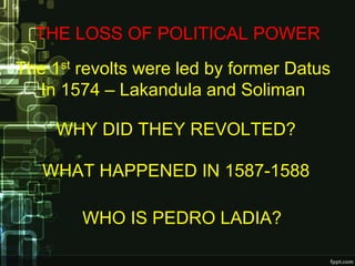 The revolts against Spain | PPTX