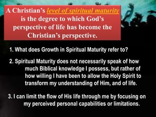 Lesson 16 - Christian Maturity | PPTX