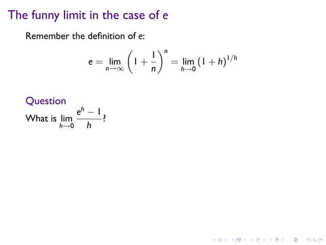 Lesson 16: Derivatives of Exponential and Logarithmic Functions | PDF ...