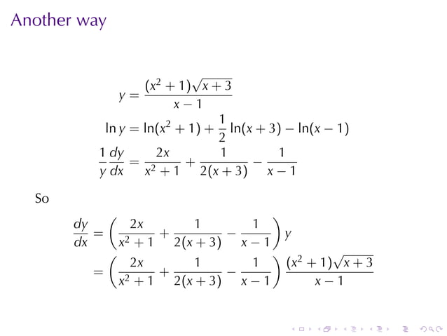 Lesson 16: Derivatives of Logarithmic and Exponential Functions | PDF ...