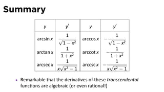 Lesson 16: Inverse Trigonometric Functions (slides) | PPT