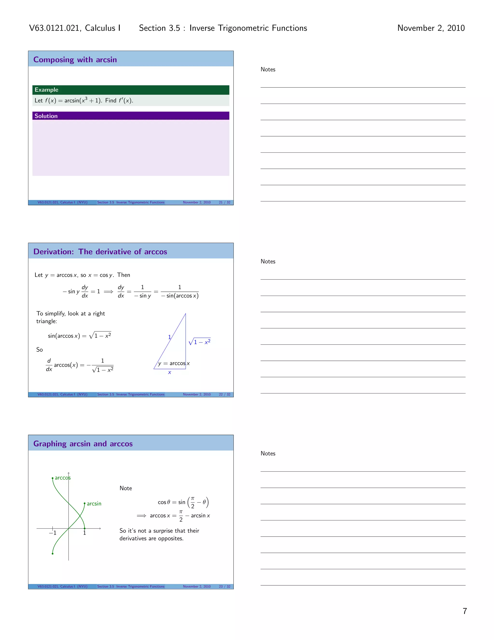 Lesson16 -inverse_trigonometric_functions_021_handout | PDF | Physics ...