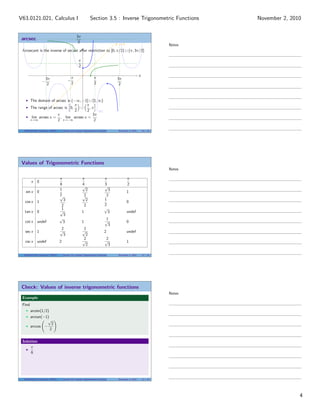Lesson16 -inverse_trigonometric_functions_021_handout | PDF | Physics ...