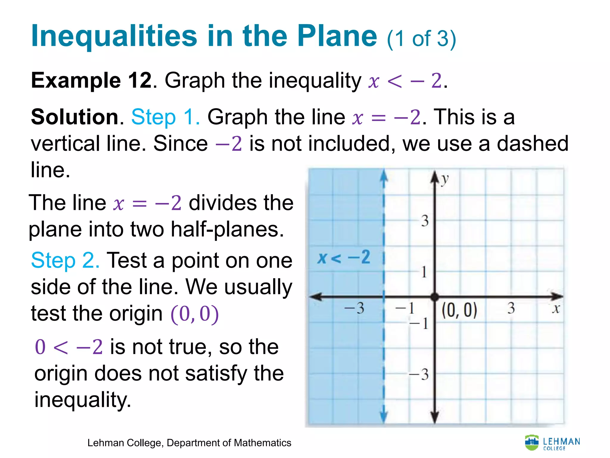 Lesson 16: More Inequalities | PPTX
