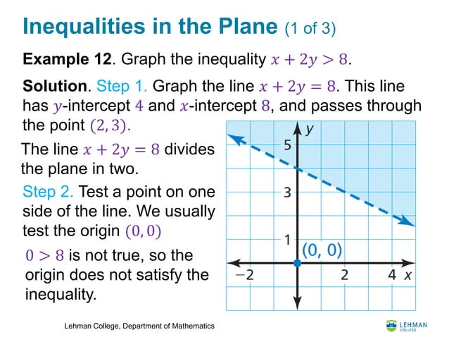 Lesson 16: More Inequalities | PPT