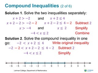 Lesson 16: More Inequalities | PPTX