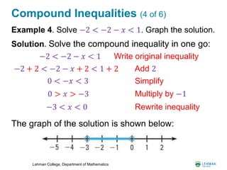 Lesson 16: More Inequalities | PPTX