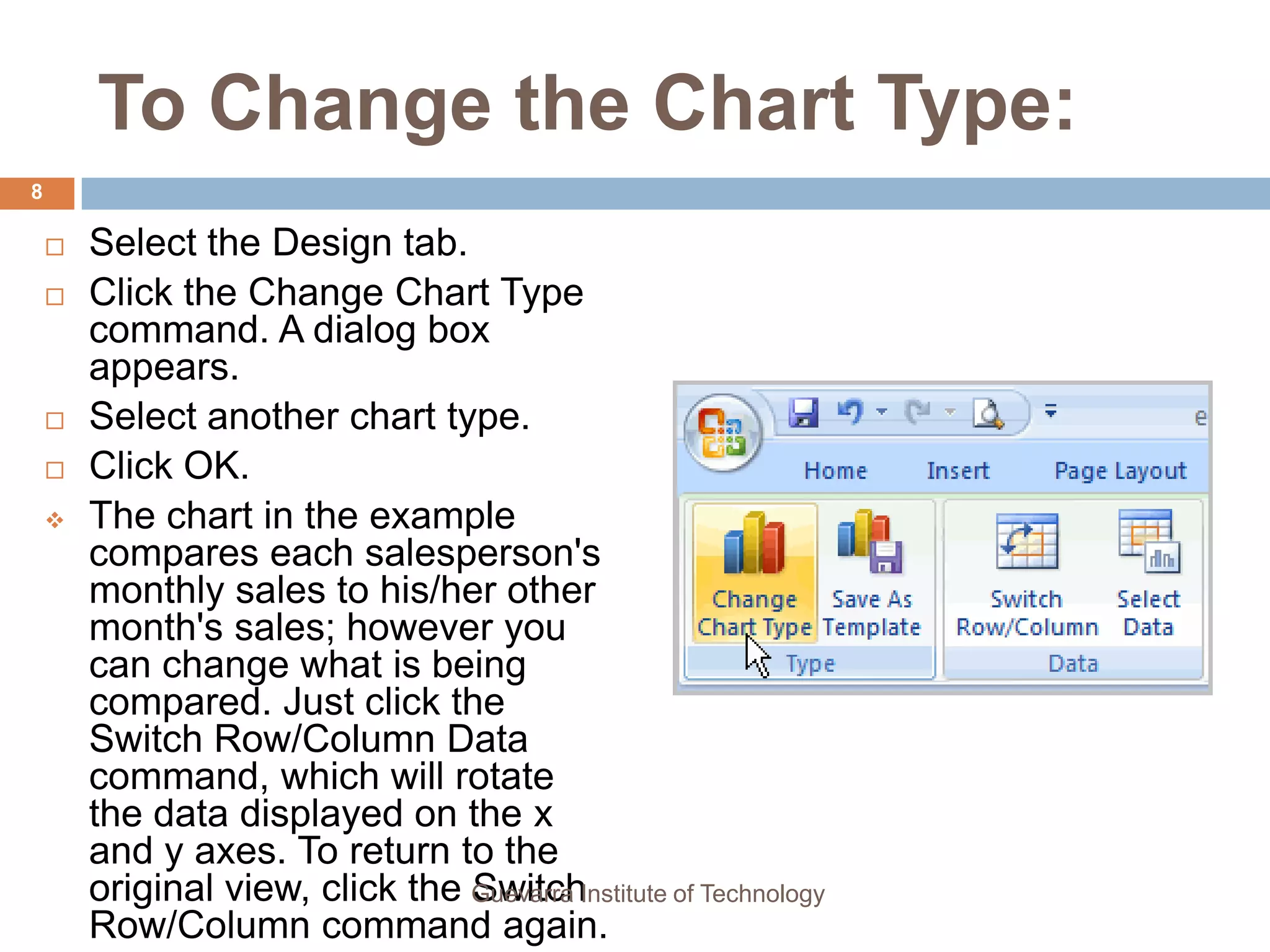 Lesson 16 Working With Charts | PPTX
