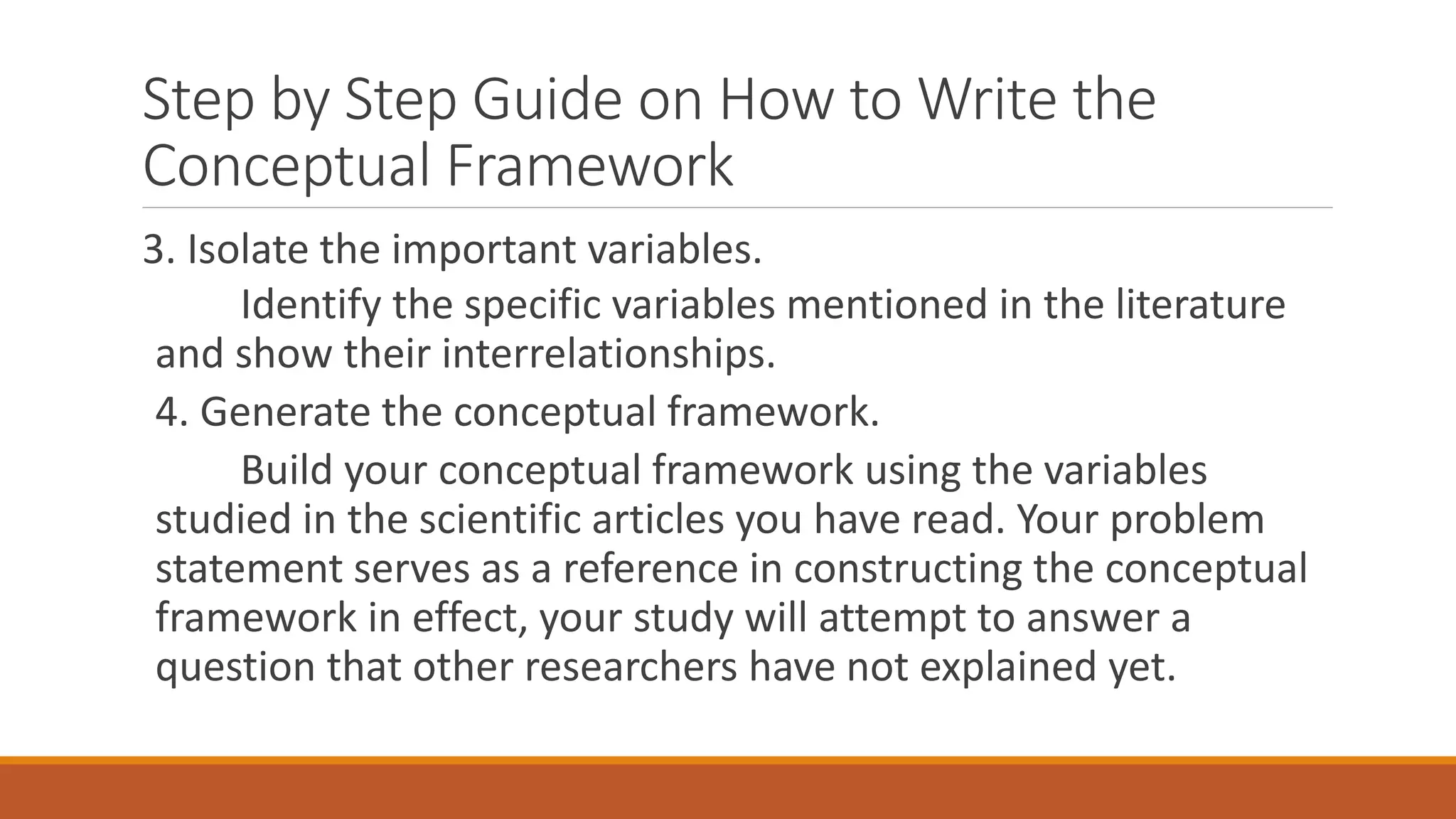 Lesson 16 illustrating and explaining conceptual framewok | PPTX