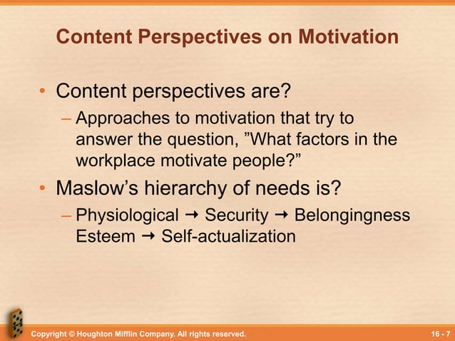 Lesson 16 Managing Employee Motivation and Performance | PPT