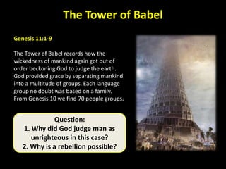 Lesson 16: Confusion - The Great Dispersion | PPSX