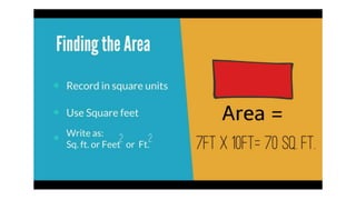 Algebra 1/2 Lesson 17 - Areas of Rectangles PPT | PPT
