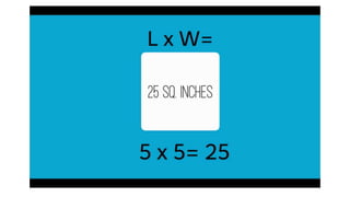 Algebra 1/2 Lesson 17 - Areas of Rectangles PPT | PPTX
