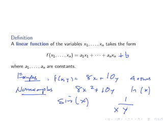 Lesson17: Functions Of Several Variables | PDF