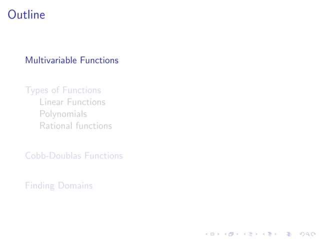 Lesson17: Functions Of Several Variables | PDF | Chemistry | Science