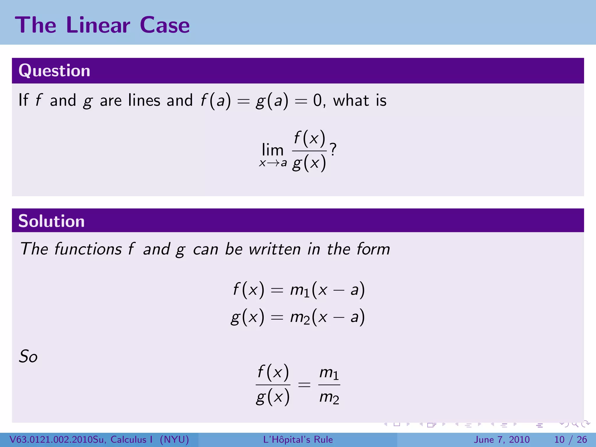 Lesson 17: Indeterminate Forms and L'Hôpital's Rule | PDF