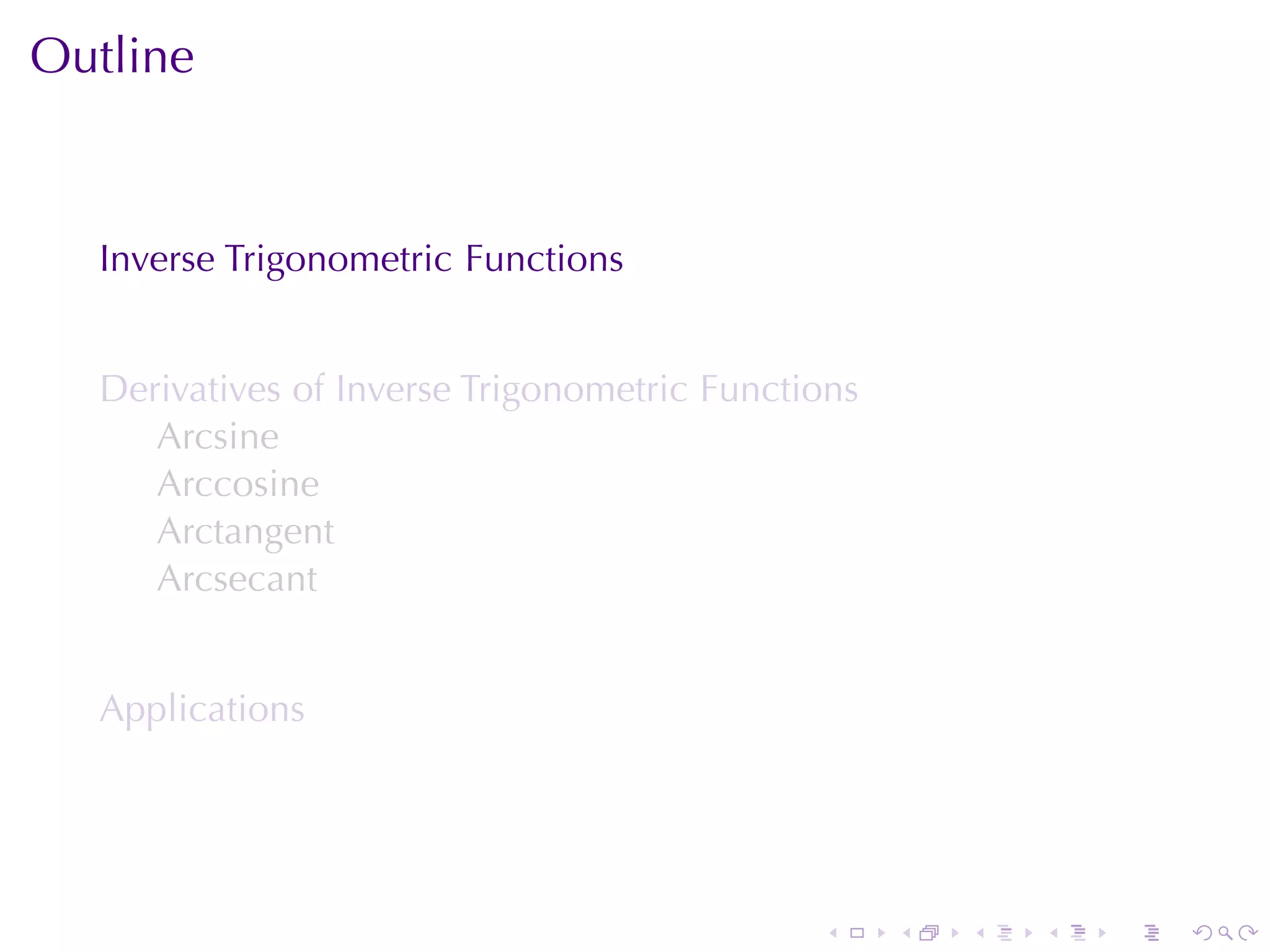 Lesson 16: Inverse Trigonometric Functions | PPT