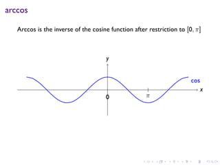 Lesson 17: Inverse Trigonometric Functions | PPT