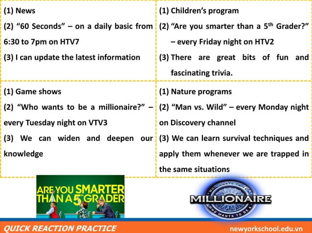 Lesson 17 tv programs | PPT