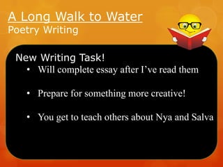 A Long Walk to Water: Lesson17 unit2 | PPTX