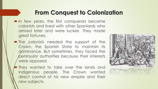 Lesson 17 conquerors and indigenous people | PPT