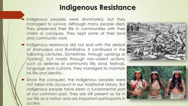 Lesson 17 conquerors and indigenous people | PPT