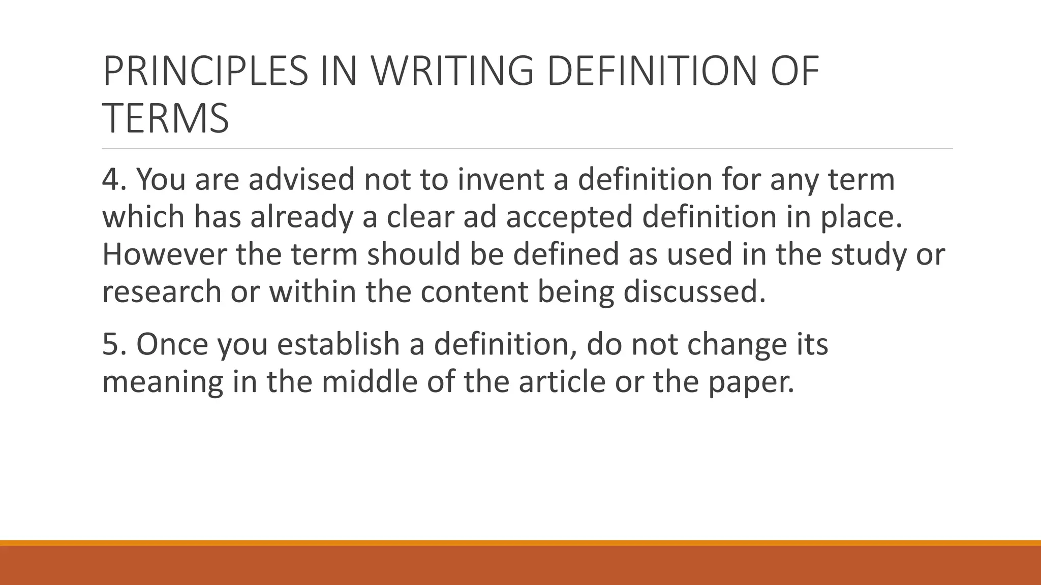 Lesson 17 defining terms in the study | PPTX