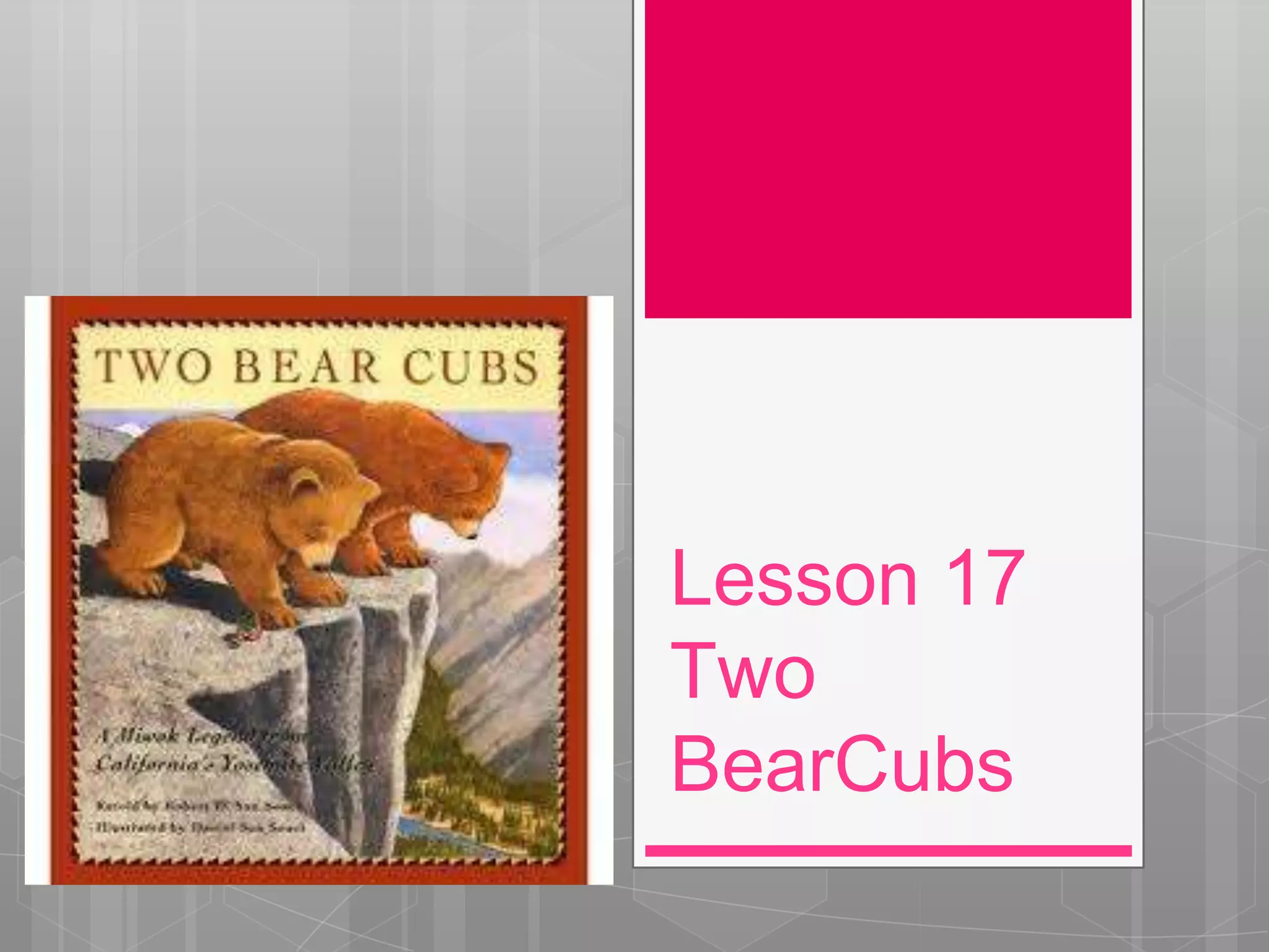 Lesson 17 two bear cubs | PPT