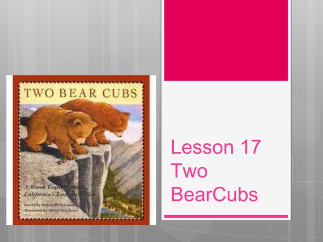 Lesson 17 two bear cubs | PPT