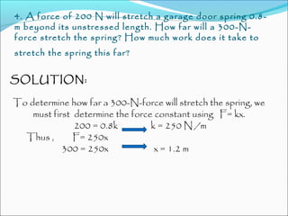 Lesson 17 work done by a spring and pump final (1) | PPT