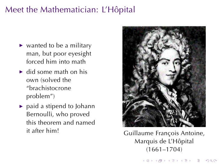 Lesson 18: Indeterminate Forms and L'Hôpital's Rule