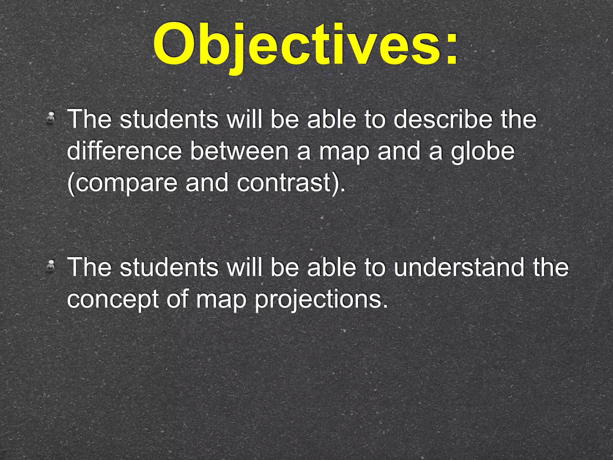 Maps vs globes | PPTX