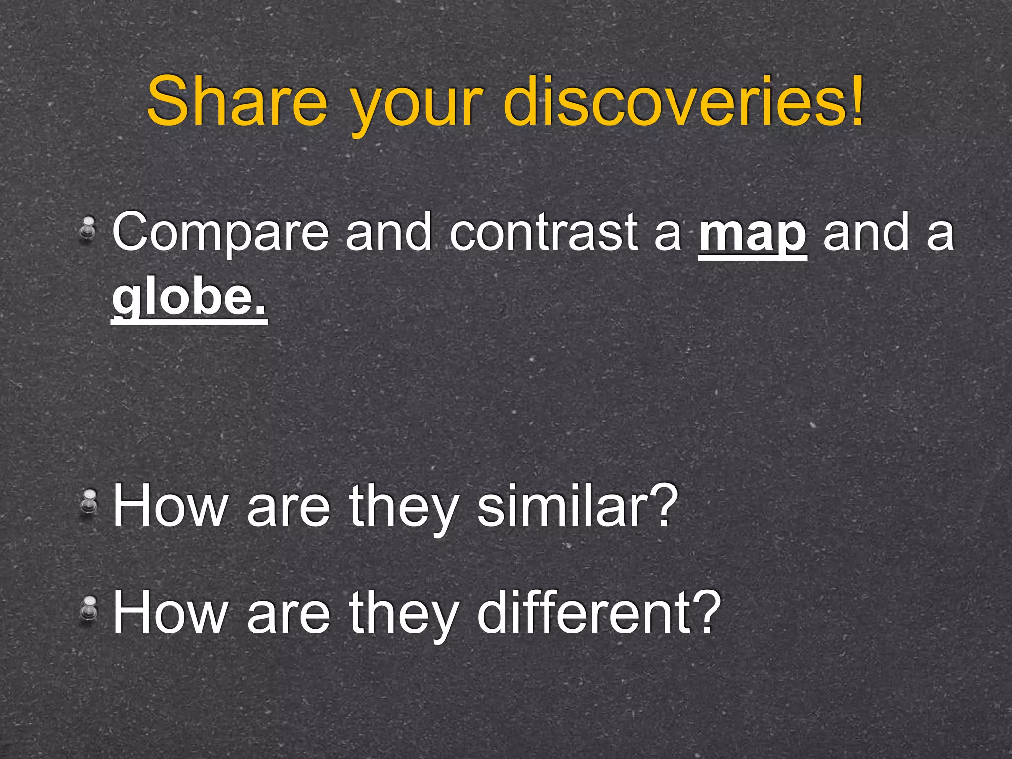 Maps vs globes | PPTX