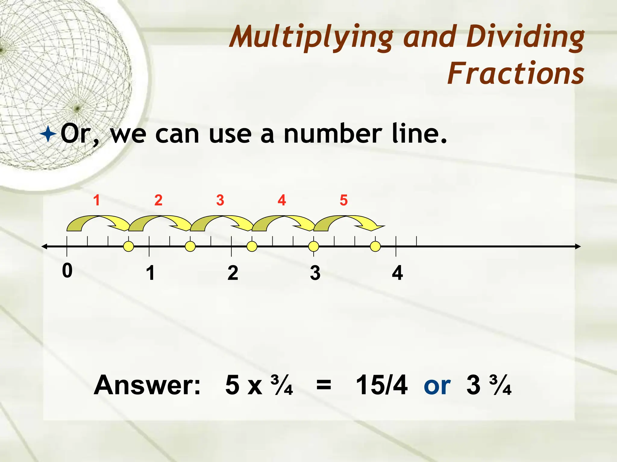 Lesson 18 - Multiplying Fractions and Whole Numbers, Fractional Part of ...