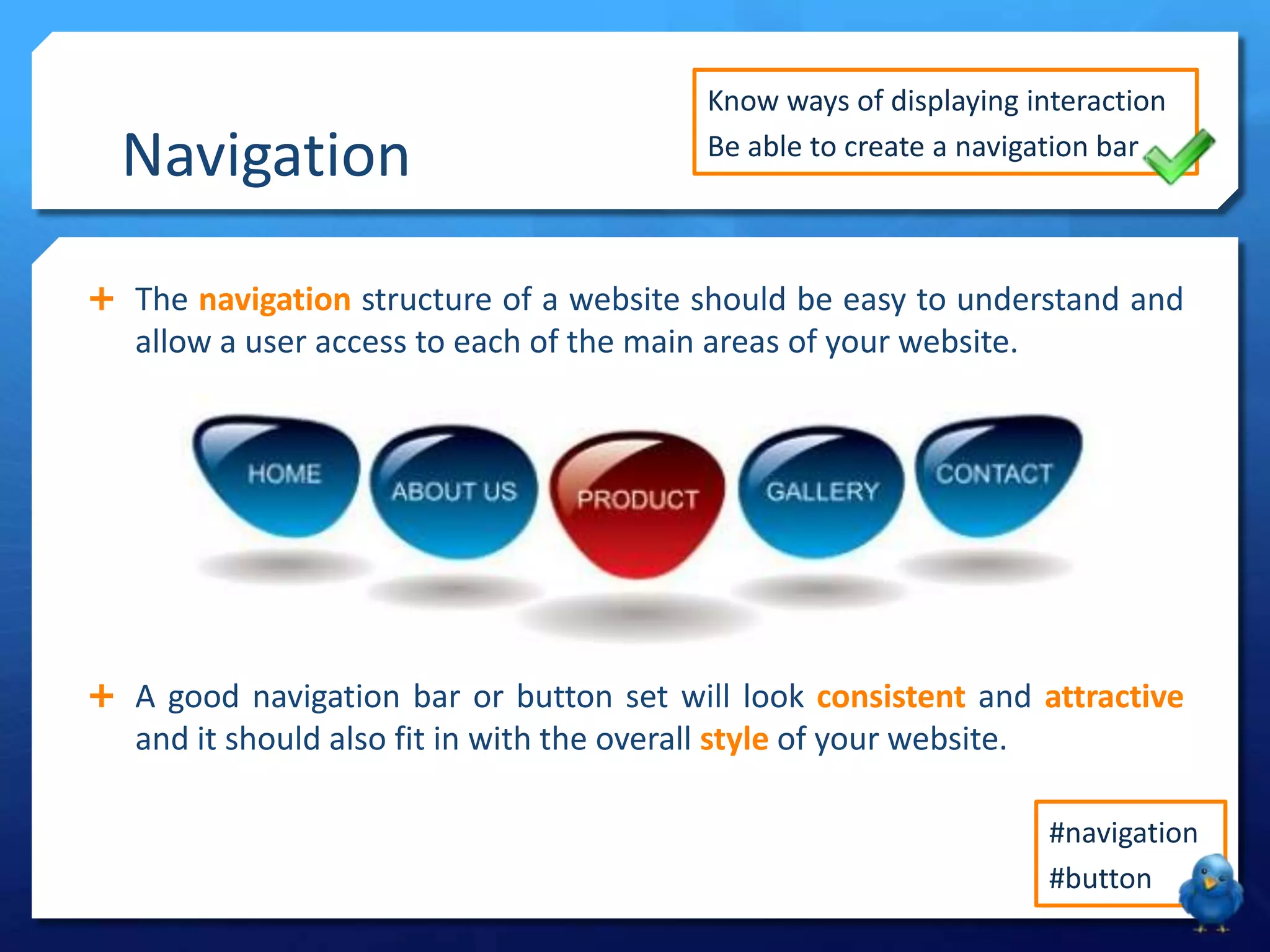 LO3 - Lesson 18 - Navigation | PPT