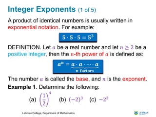 Lesson 18: Rational Exponents | PPTX