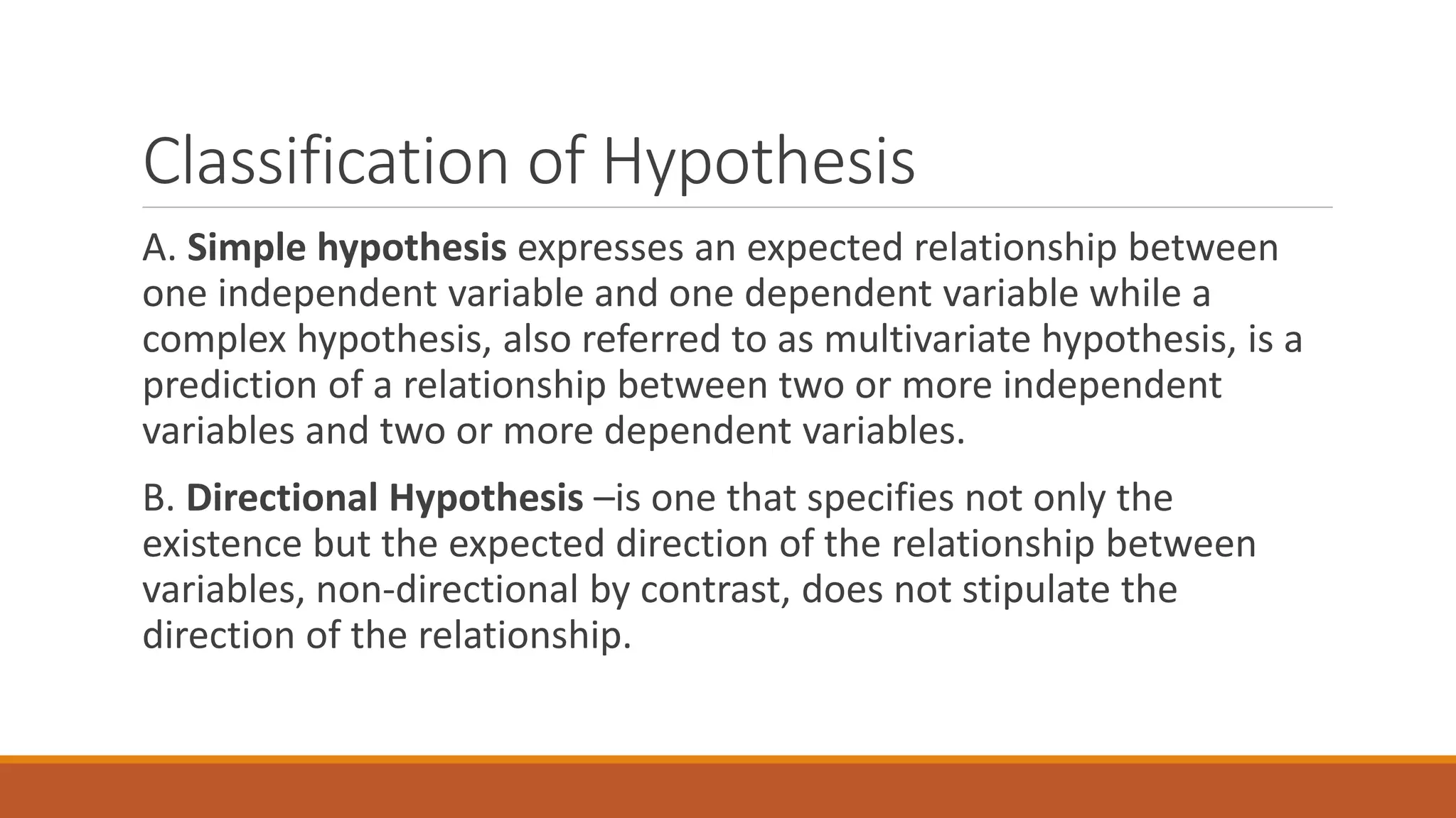 Lesson 18 listing research hypotheses | PPTX