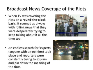 Lesson 18 london riots | PPTX | Crime & Harmful Acts to Individuals ...