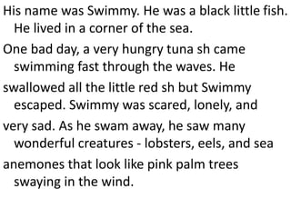 ENGLISH 2 Lesson 18 swimmy | PPTX
