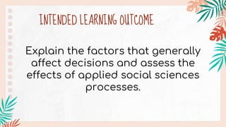 Lesson 18 The Effects of the Applied Social Sciences.pptx