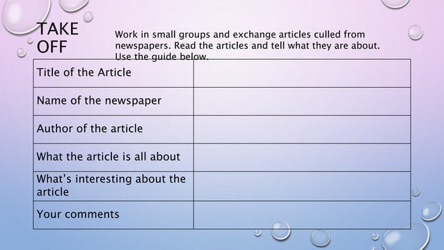 Lesson 19 - Identifying Topics, Main Ideas and Supporting Details ...