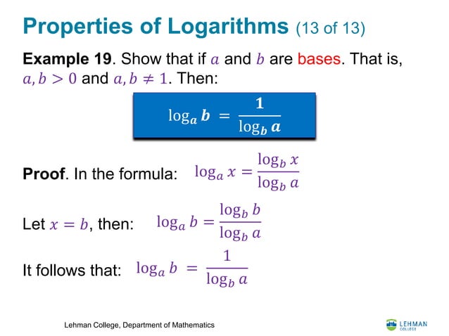 Lesson 19: Exponential and Logarithmic Functions | PPTX | Physics | Science