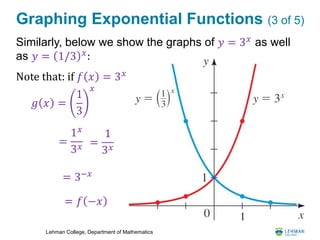 Lesson 19: Exponential and Logarithmic Functions | PPTX