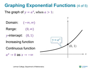 Lesson 19: Exponential and Logarithmic Functions | PPTX
