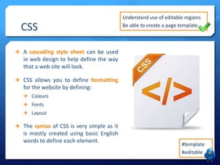 LO3 - Lesson 19 - Template & CSS | PPT