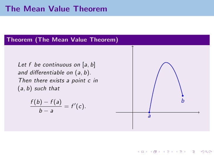 Lesson 19: The Mean Value Theorem
