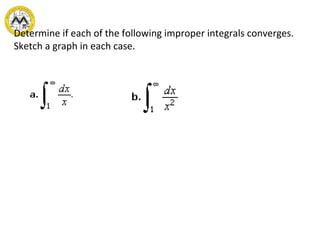 Lesson 19 improper intergals | PPT