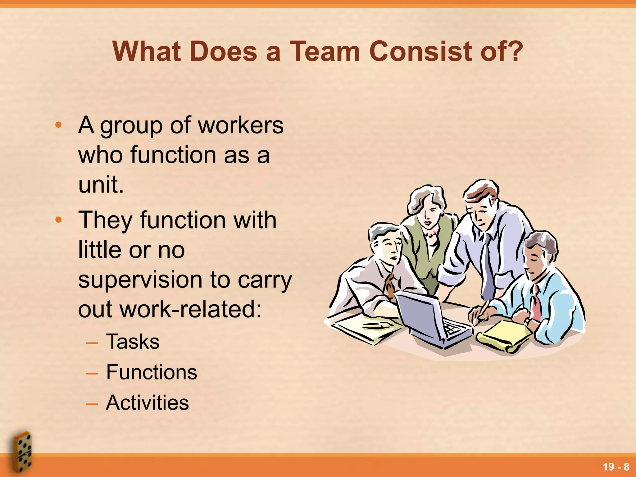 Lesson 19 Managing Work Groups and Teams | PPT