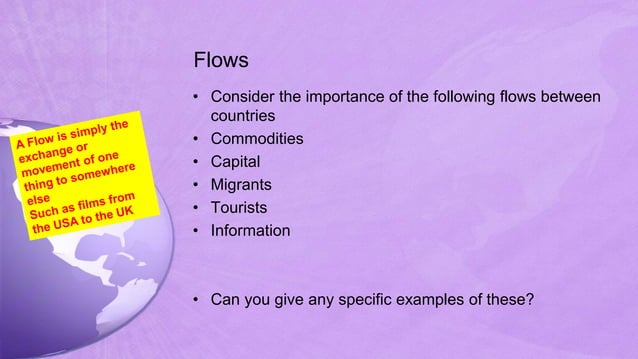 Lesson 1a & 1b introduction to globalisation | PPT