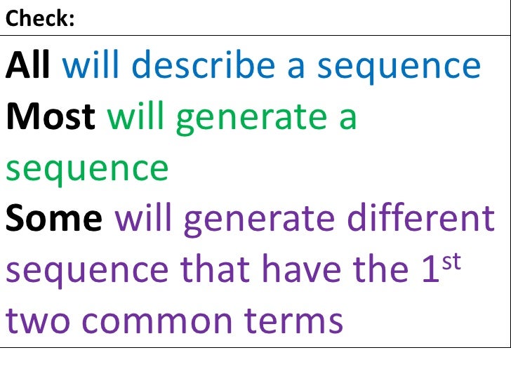Number Sequence Formula Neuwery
